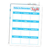 Printables - Important Dates Template - Fellowes®