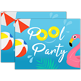 Printables - Pool Party Sign - Fellowes®