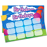 Printables - Classroom Birthday Poster - Fellowes®