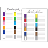 Printables - Color Scavenger Hunt - Spanish - Fellowes®